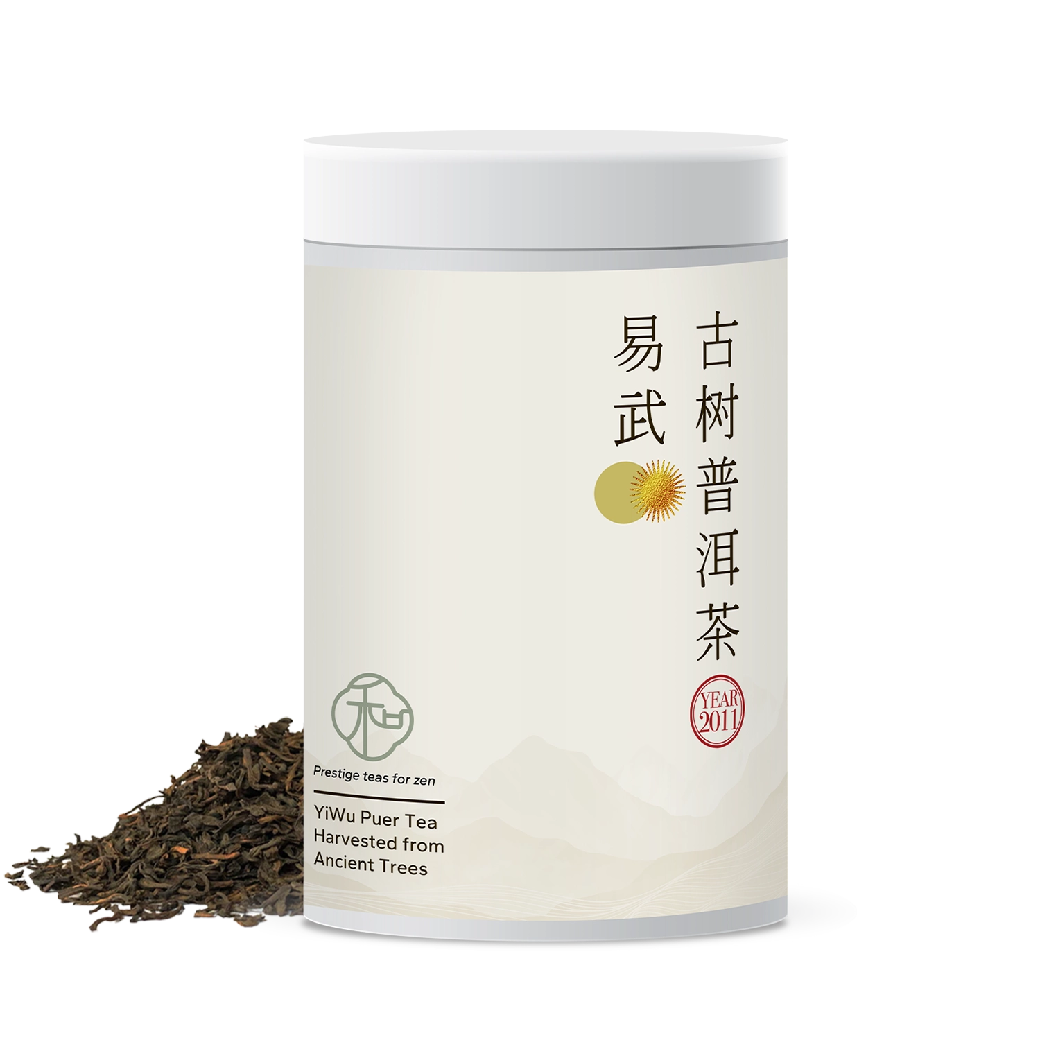 Premium Chinese Ancient Tree YiWu Puer Loose Tea leaves, 2011 – HeTea